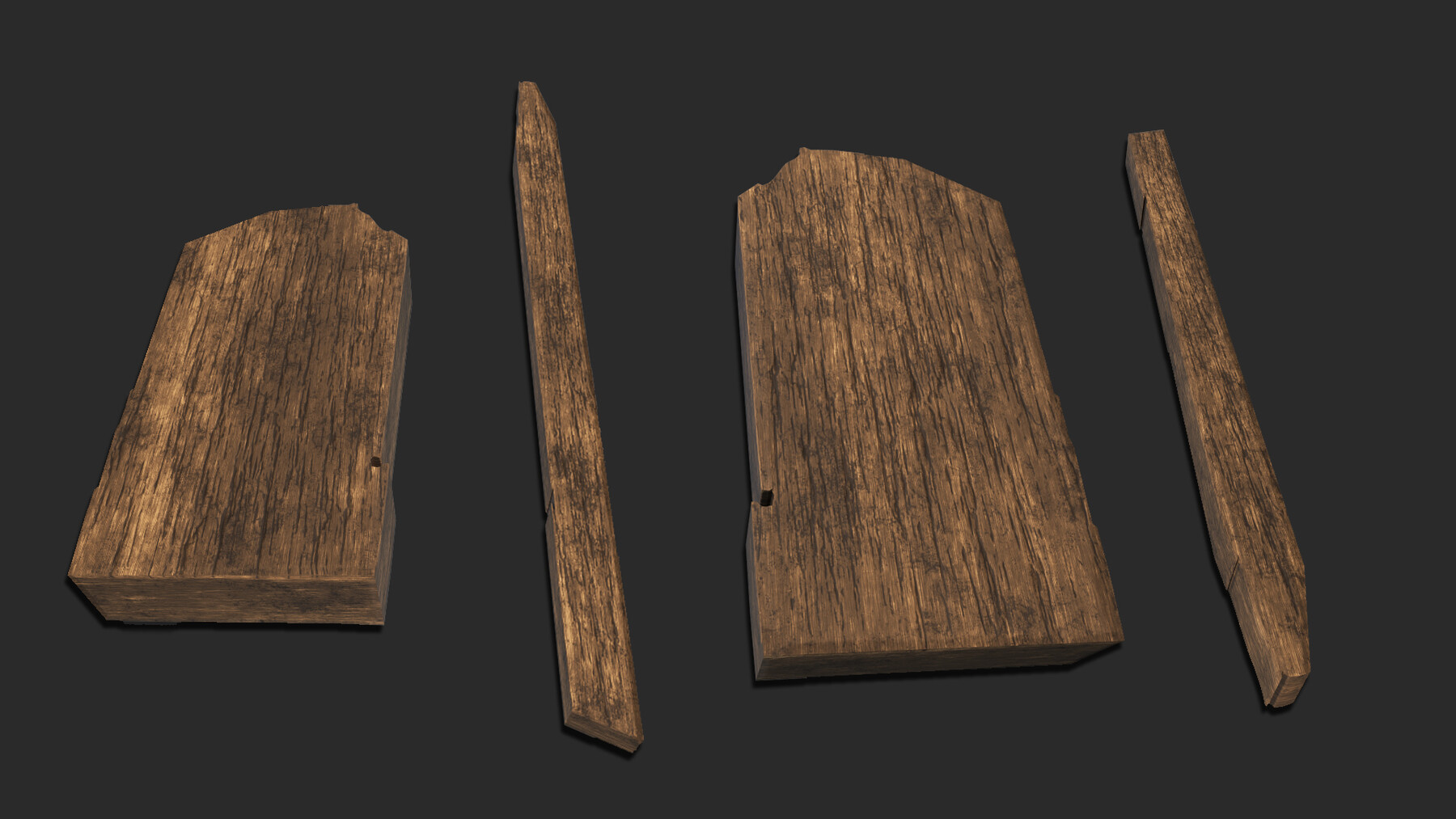 ArtStation - Wooden Plank Pack 21in1 | Game Assets