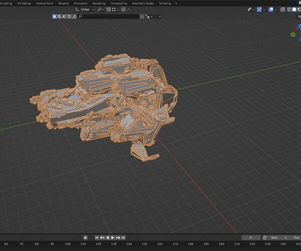 ArtStation - Procedural Spaceship Generator (Blender v3.4.0+) | Resources