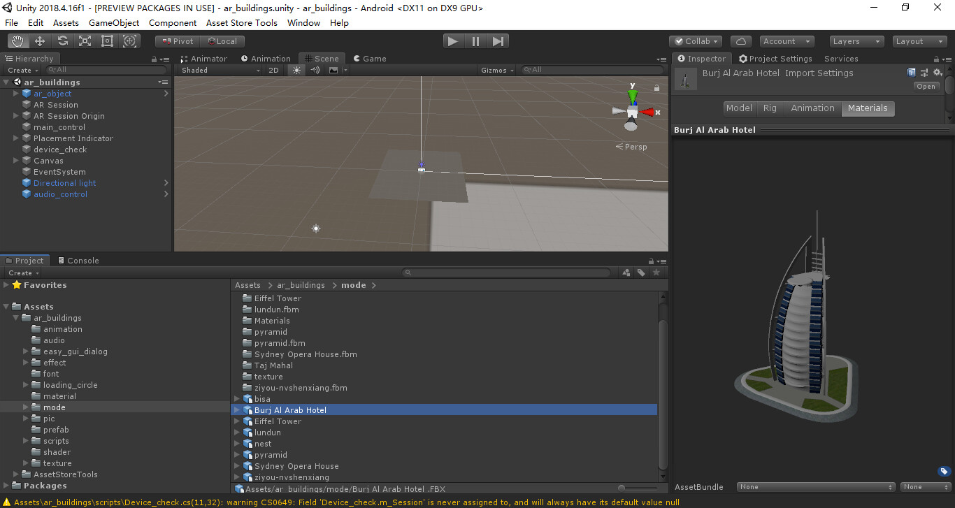 Artstation Unity Template Ar Building Game Assets