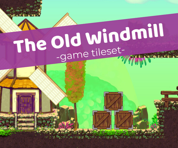 ArtStation - The Old Windmill - Game Tileset | Game Assets