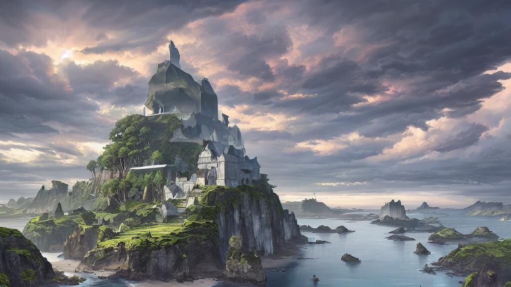 ArtStation - Background Collection Pact - "Archipelago" | Artworks