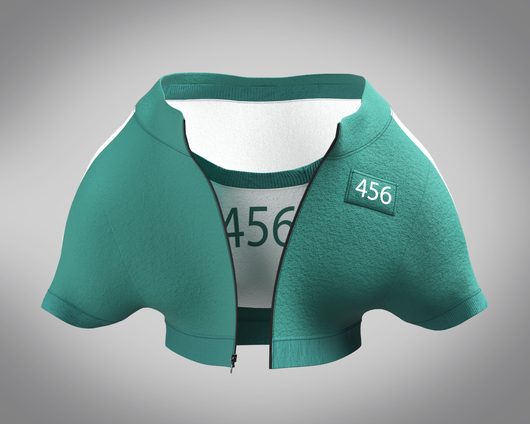 ArtStation - Bulldog-Squid Game Players Uniform 456 | Resources