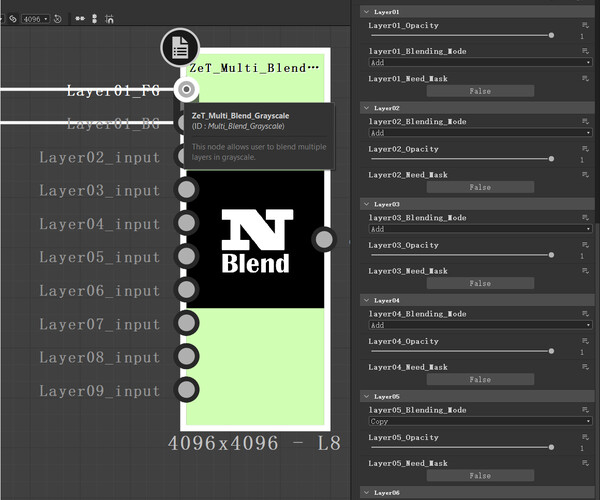ArtStation - Custom SD Node --- Multi-Blend Node in Substance Designer ...