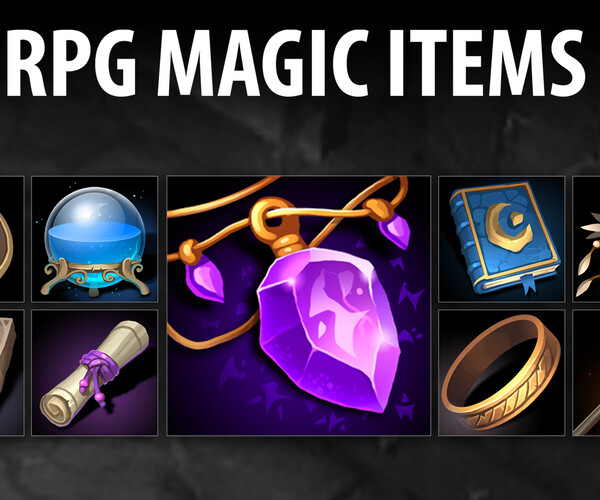 ArtStation - RPG Magic Items | Game Assets