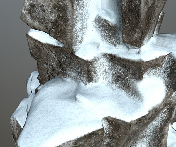 ArtStation - snow rocks | Game Assets