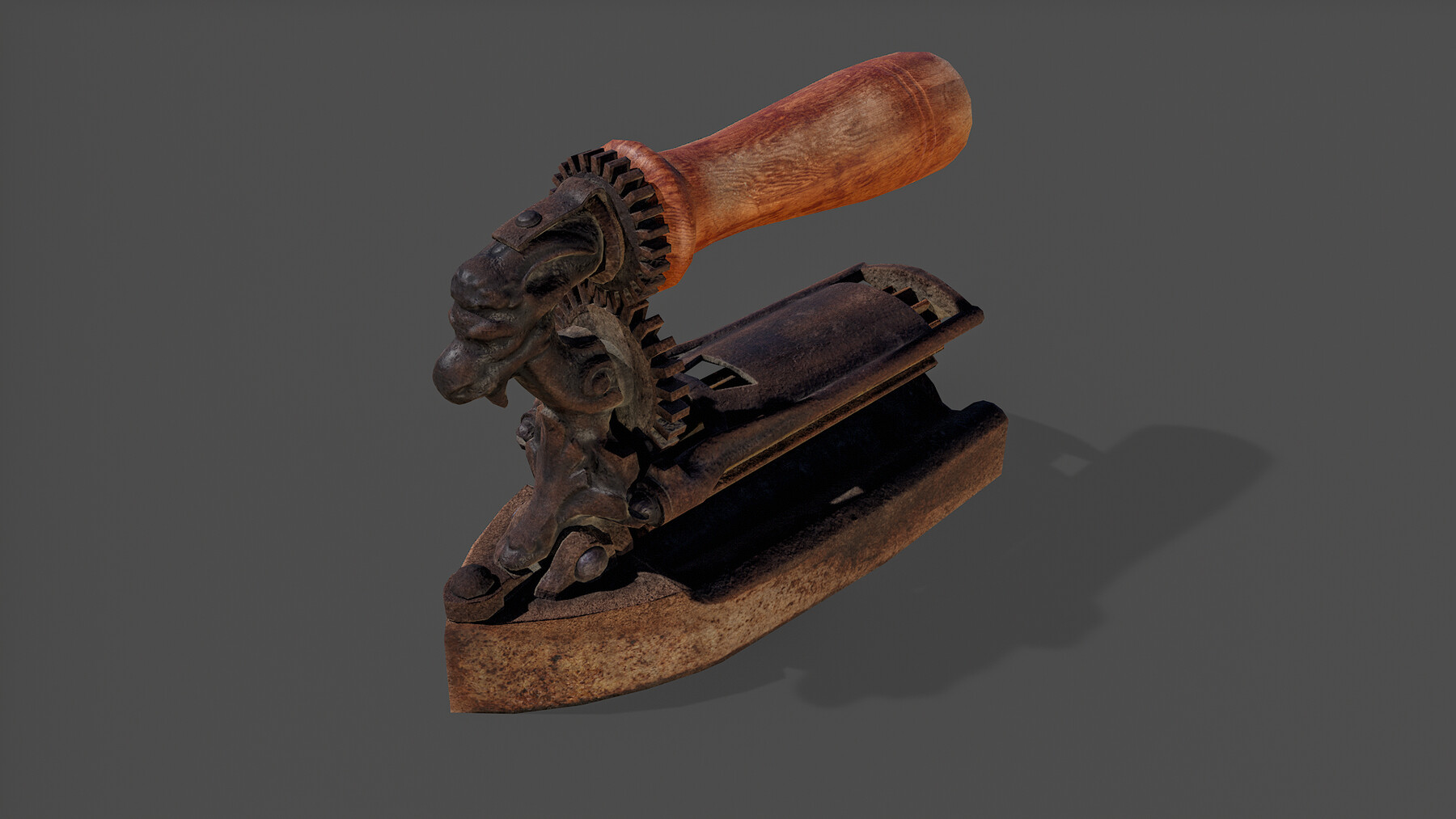 ArtStation - Antique Iron V02 - Low Poly | Game Assets