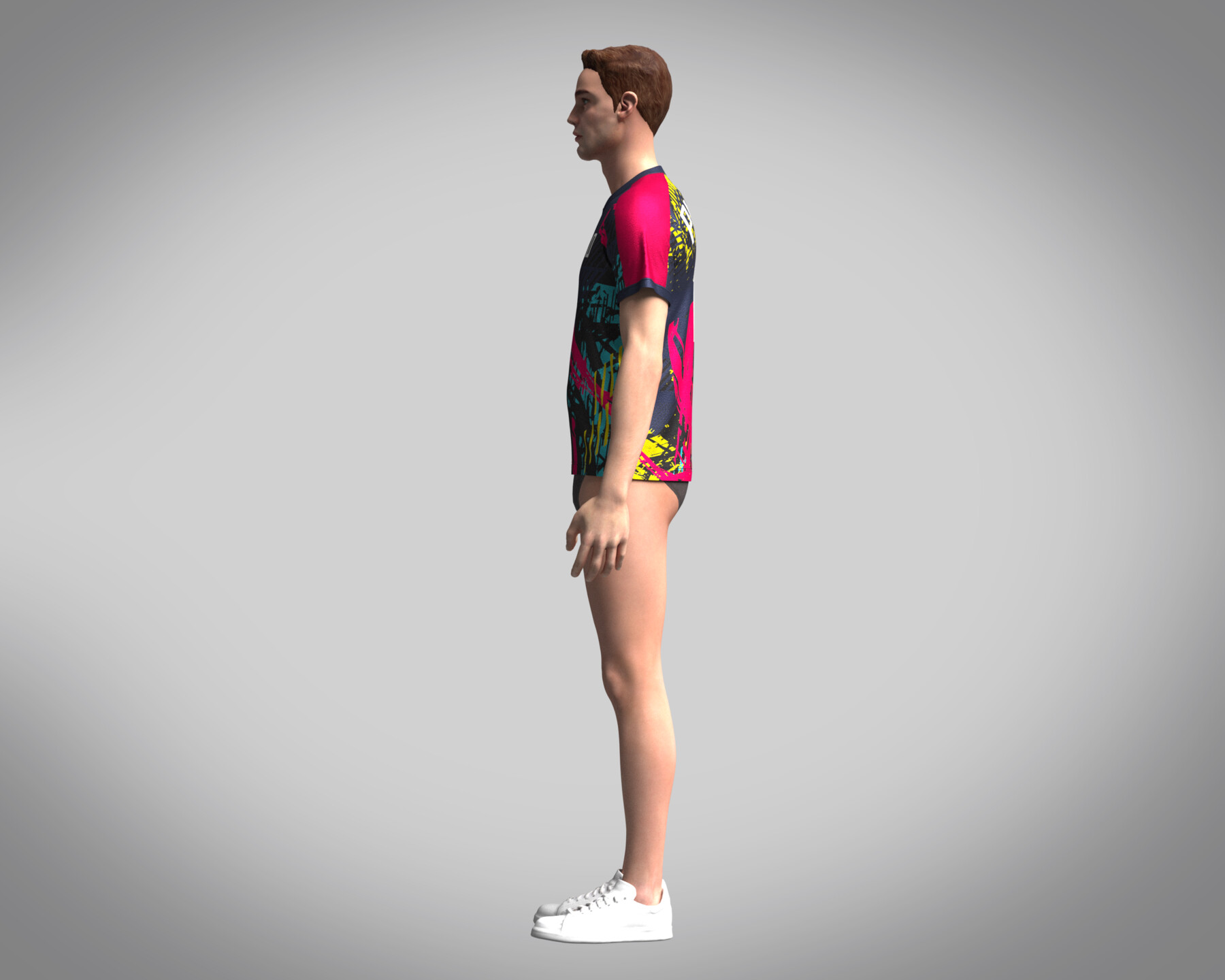 ArtStation - Mens Soccer Multi color Jersey Player-10 | Resources