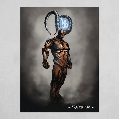 Capricorn - Demon Zodiac by Insaniel - Digital Handcraft