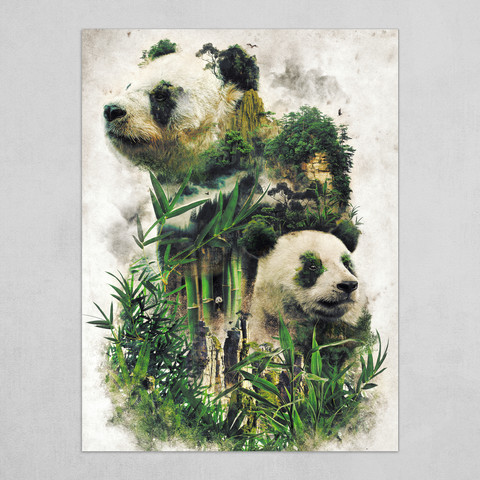 Surreal Panda by Barrett Biggers