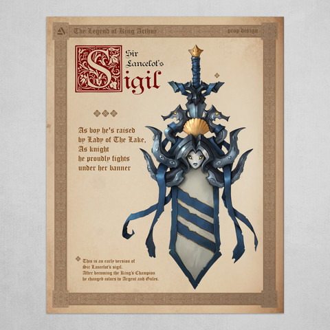 Sir Lancelot's Sigil by Tanya Maksimuk