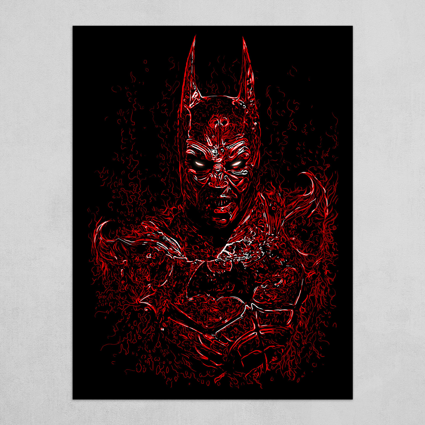 how to draw nightmare batman