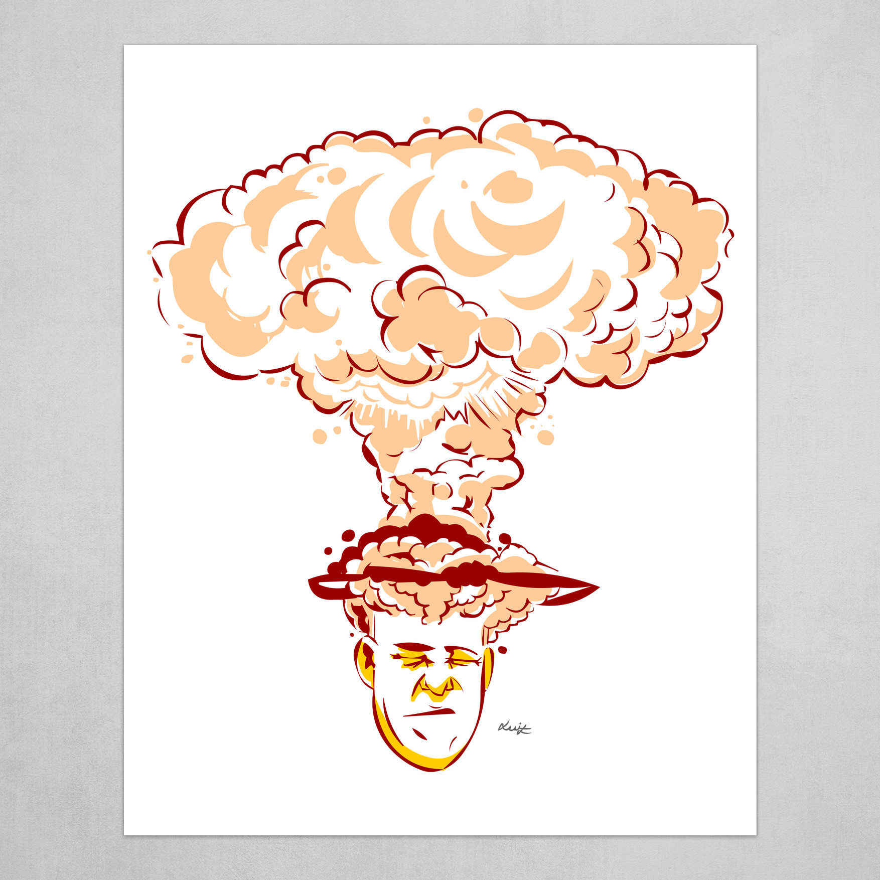 Exploding Head Art
