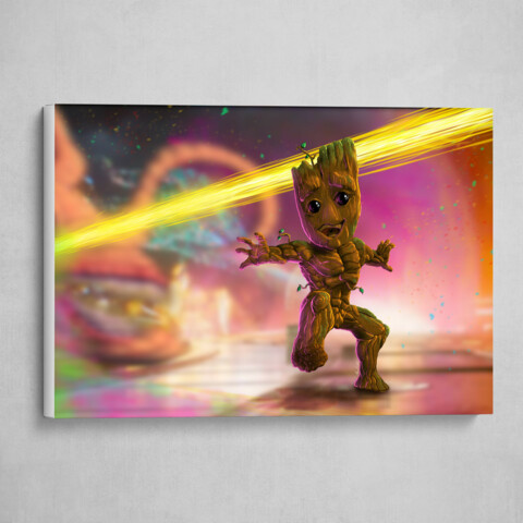 Baby Groot Dancing by Albizu Rondon