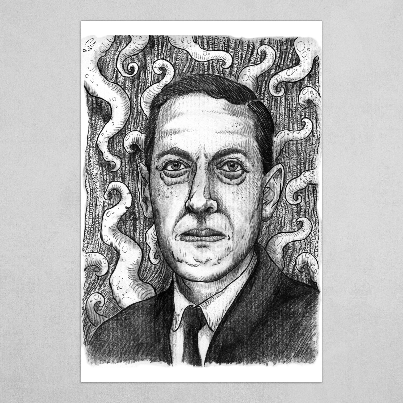 Carlo Sitaro - H. P. Lovecraft Portrait