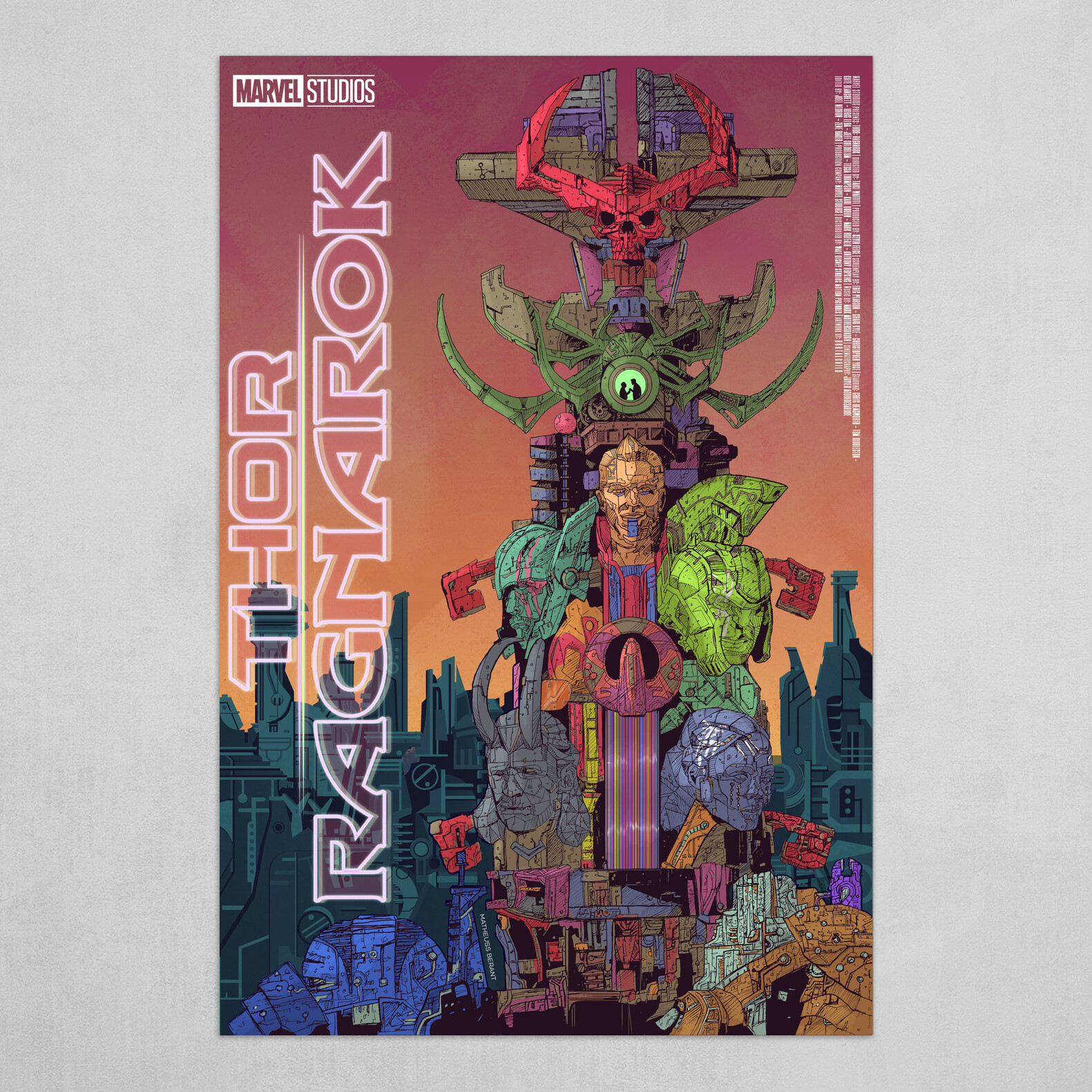 Matheuss Berant - THOR RAGNAROK Fanart Poster