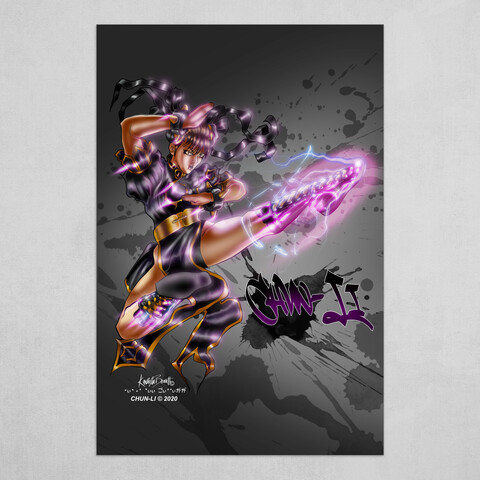 Chun Li: Lightning Kick by Kevin Bennett