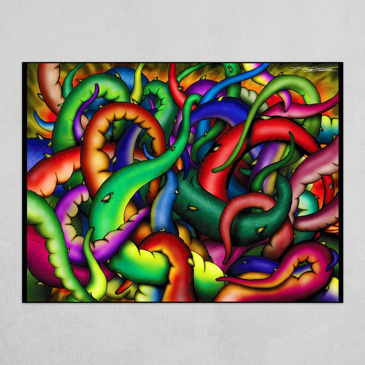 Apocalypse Cartoons Illustrations - 50 Dragon Tails