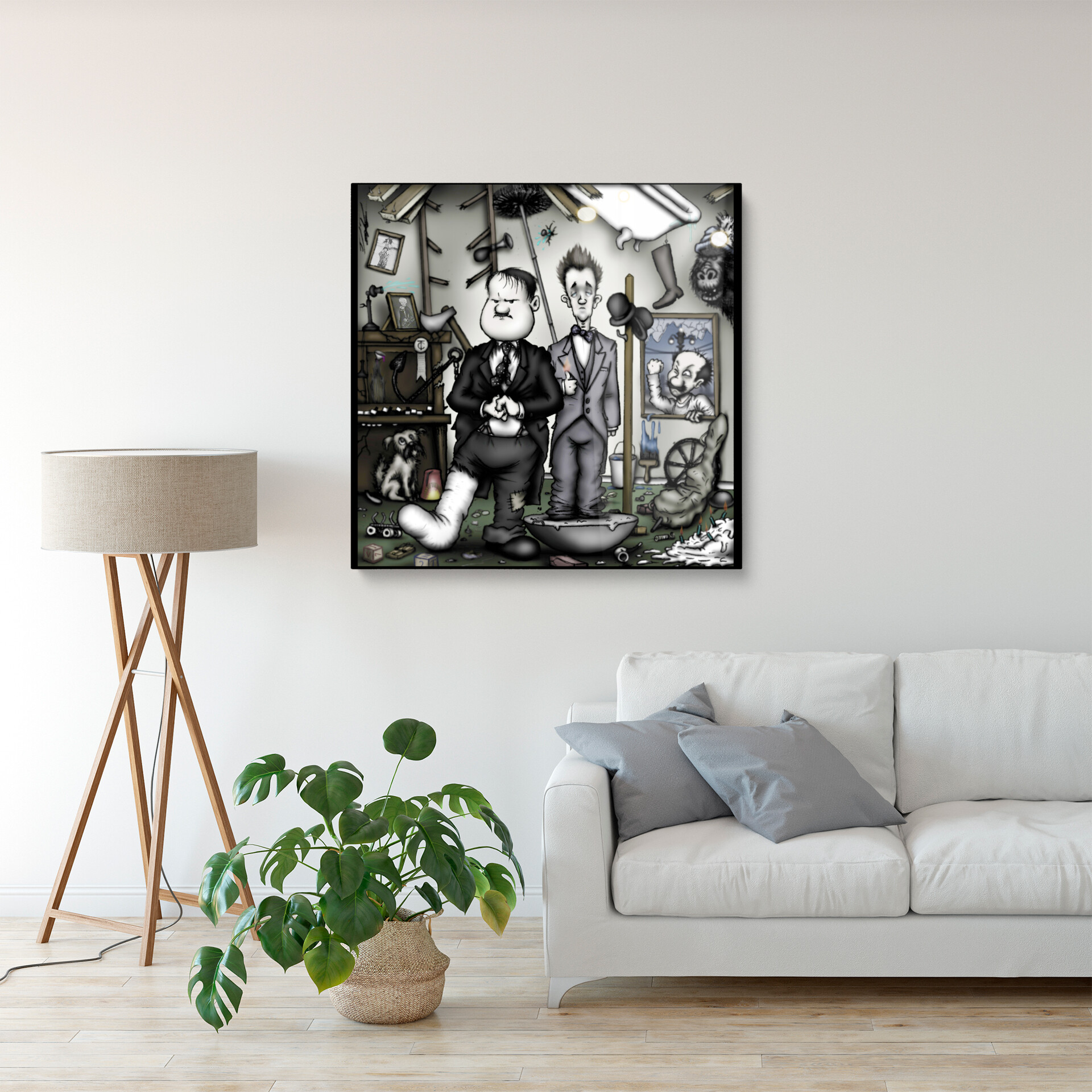 Apocalypse Cartoons Illustrations - Laurel and Hardy