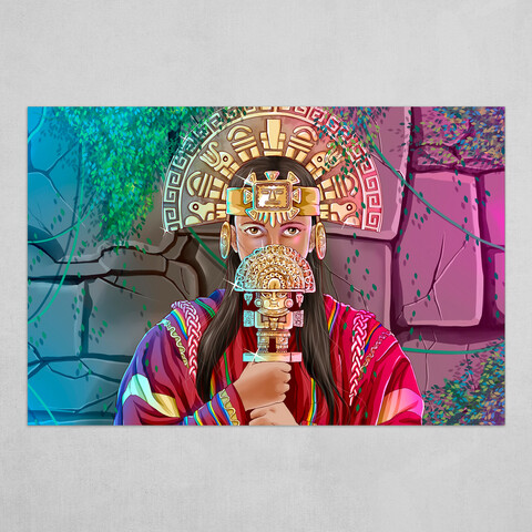 beautiful inca woman by Código Arte