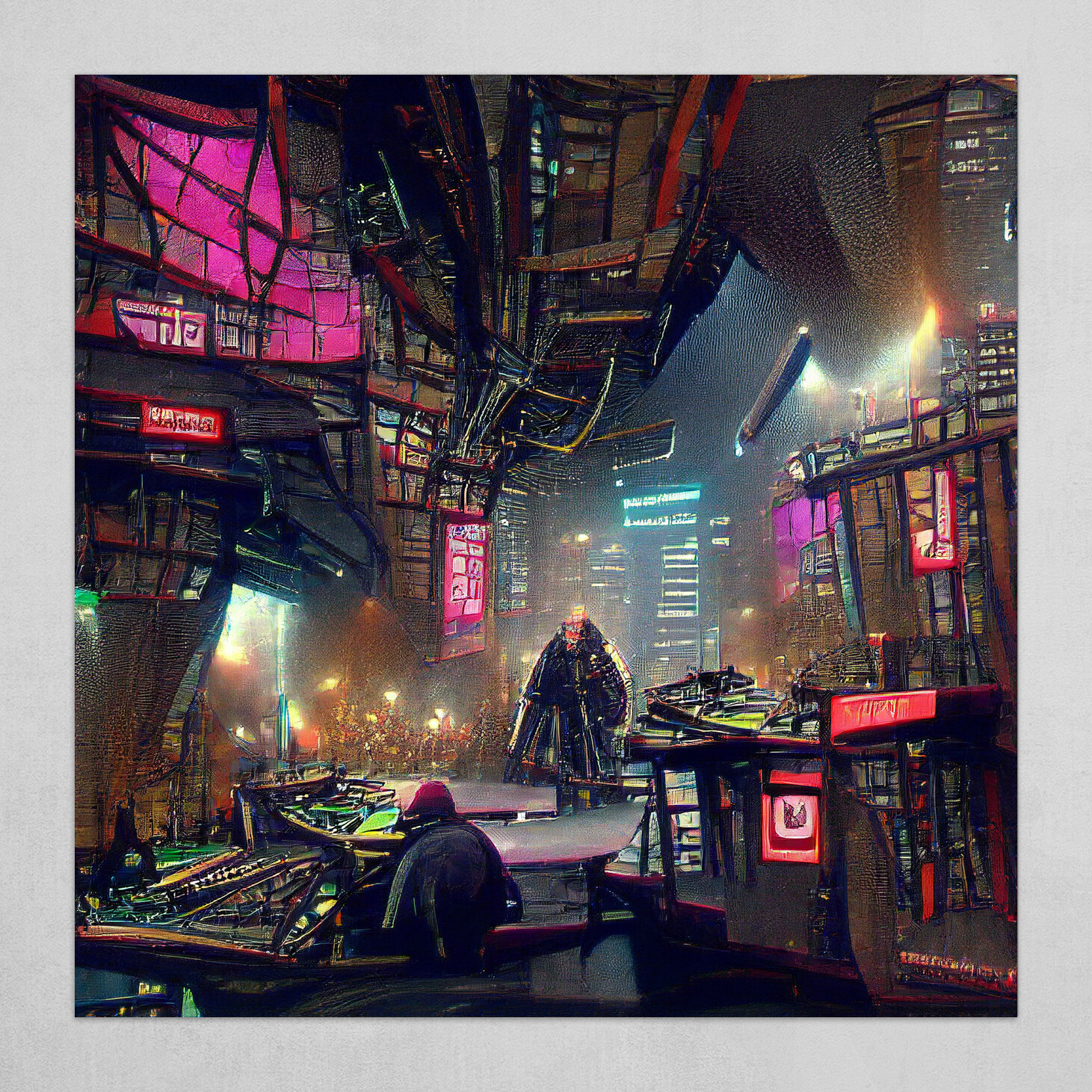 Digital Dimensions - CyberPunk type city #2