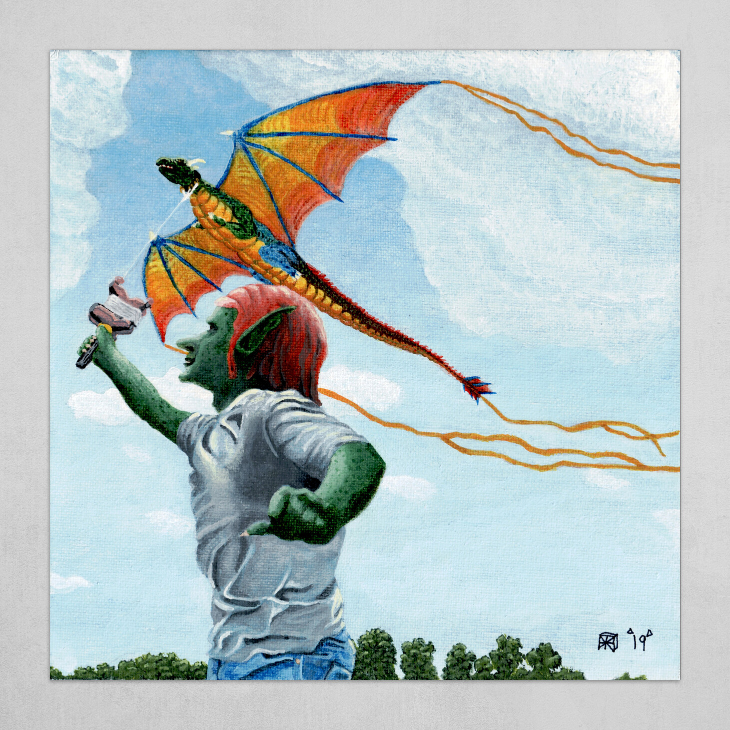 how to draw dragon kite