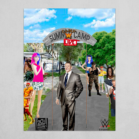 Camp WWE Live Action Poster by Giancarlo