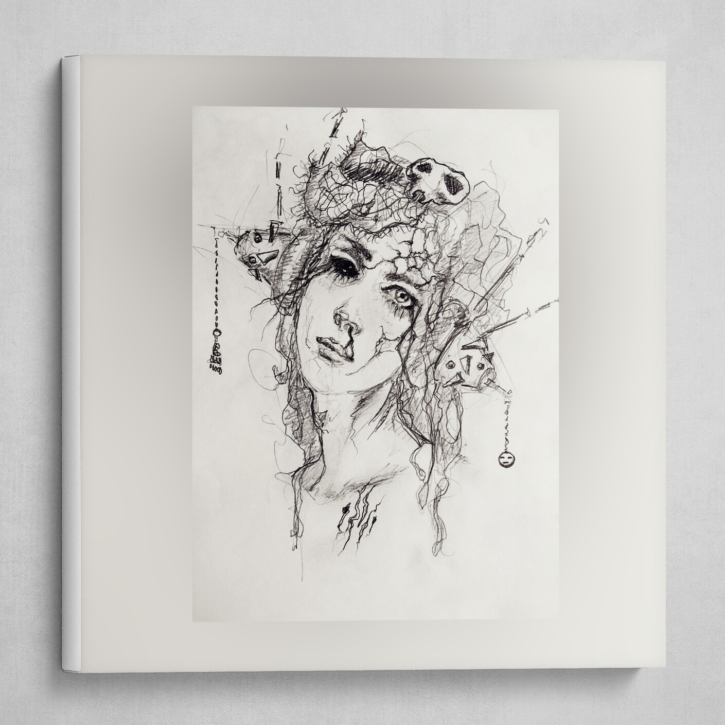 dark gothic drawings