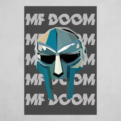 MF DOOM Low Poly Print v2 by IVNT
