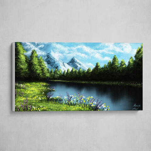 “Simple Mountainscape” by Alexander Lund