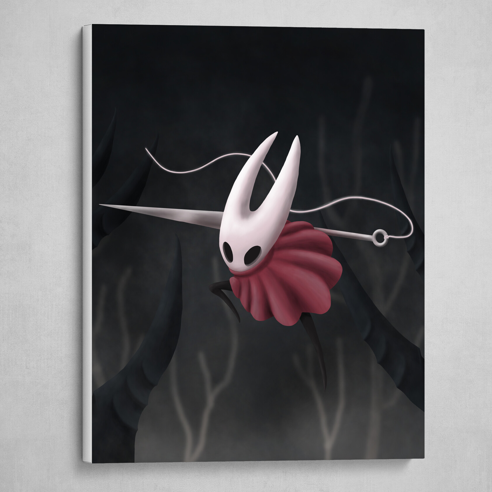 how to draw hollow knight hornet