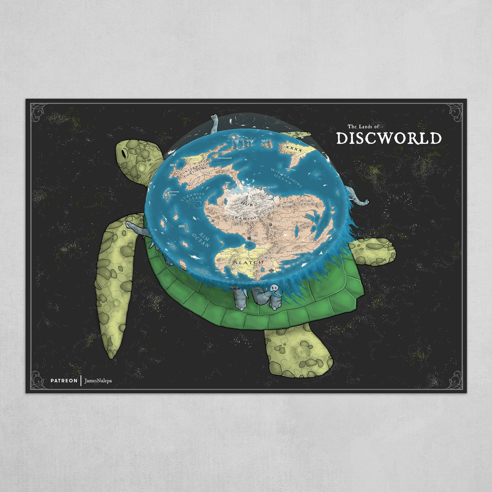 James Nalepa - Discworld Map