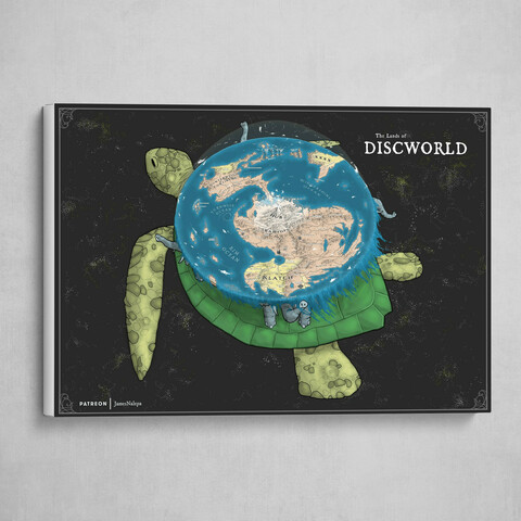 Discworld Map by James Nalepa