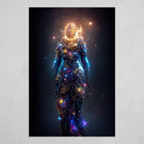 Celestial Being Suited in Nebula Armour V2 🌌 🌃 by Viisual_Aether