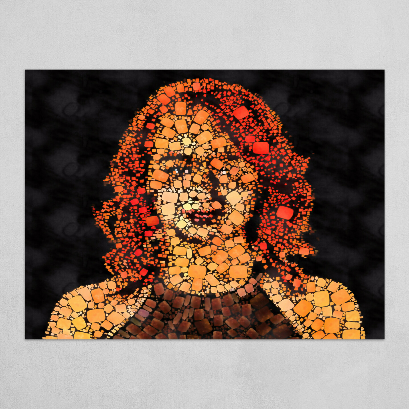 Bachir Reddioui - Mosaic woman portrait