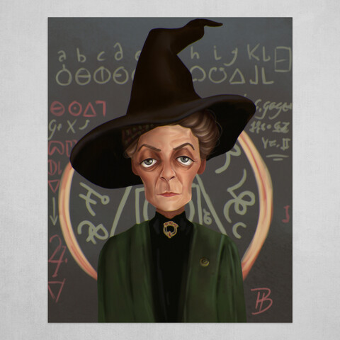 PROFESSOR MCGONAGALL by Isabella Pereira