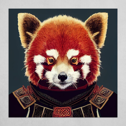 Red Panda Samurai #1 by Jordan Hachey