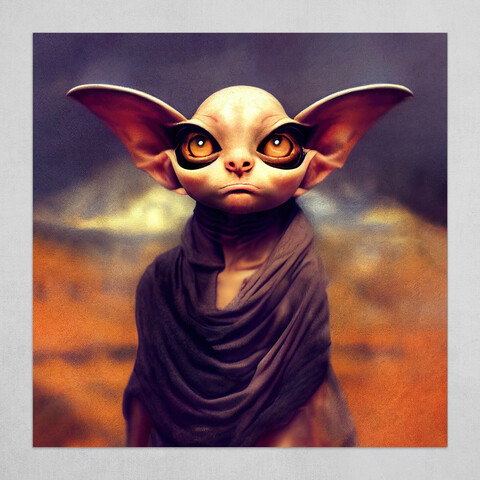 Strange and mysterious alien creature, mix of cat and sphinx by ...