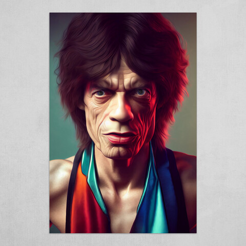 Mick Jagger | Art Print by ArtWand