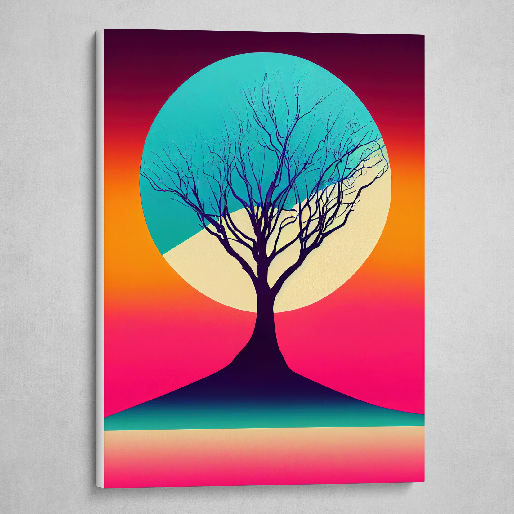 Lonely Abstract Art