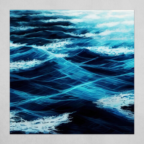 Ocean Waves - Abstract Art by David Hellard