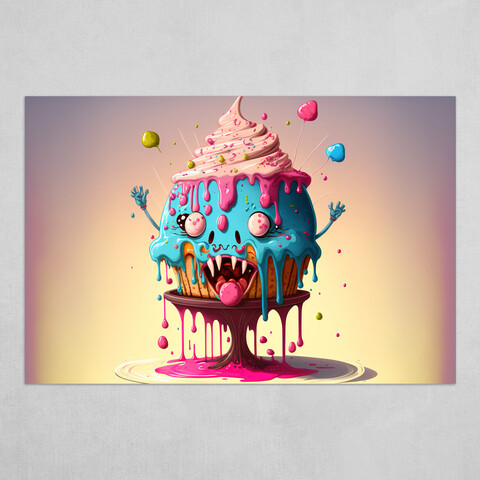 Cake Caricature - January 1st - Yearlong Psychedelic Cute Cakes ...