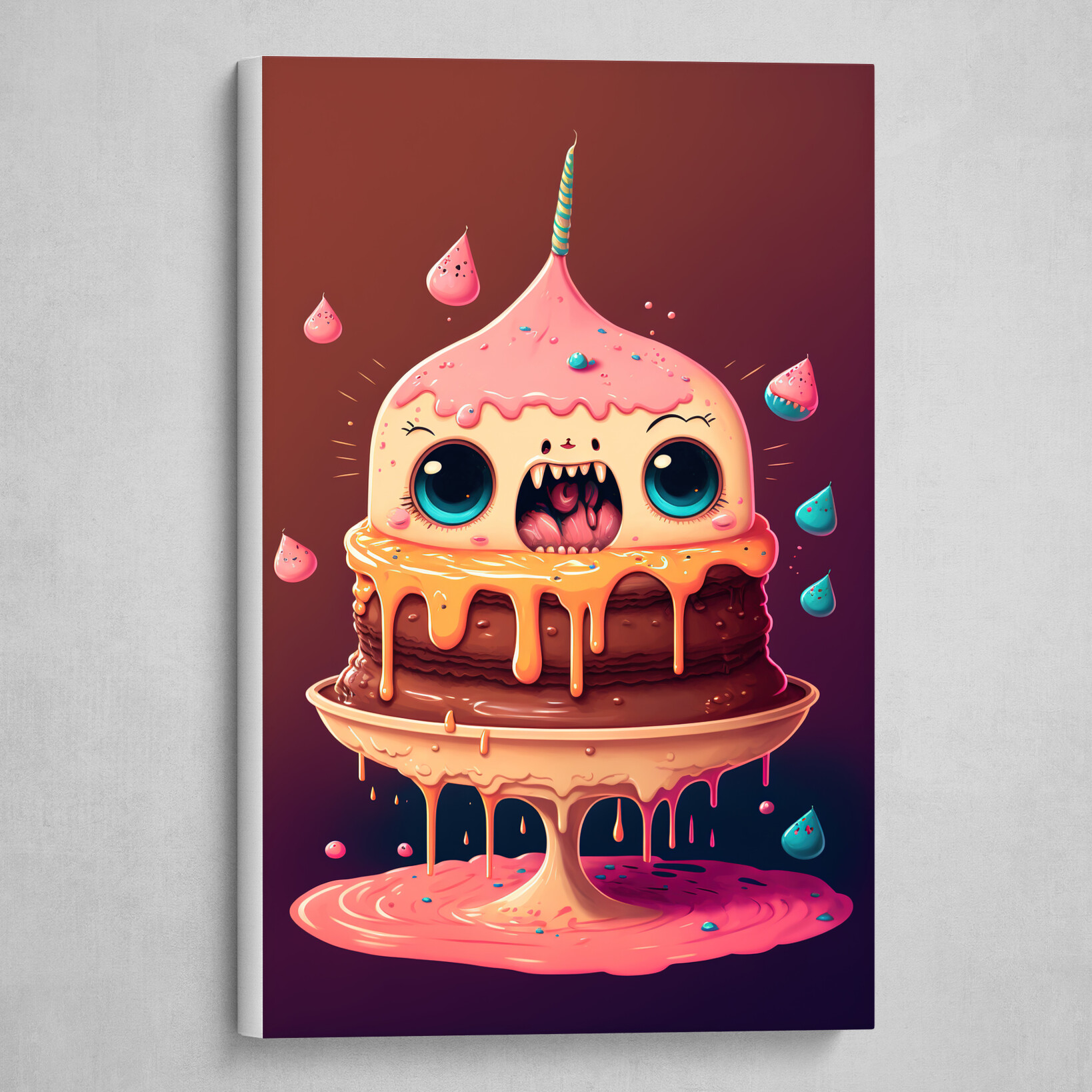 An Art Co - Cake Caricature - January 1st - Yearlong Psychedelic Cute ...