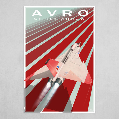 Avro arrow Poster by Masu