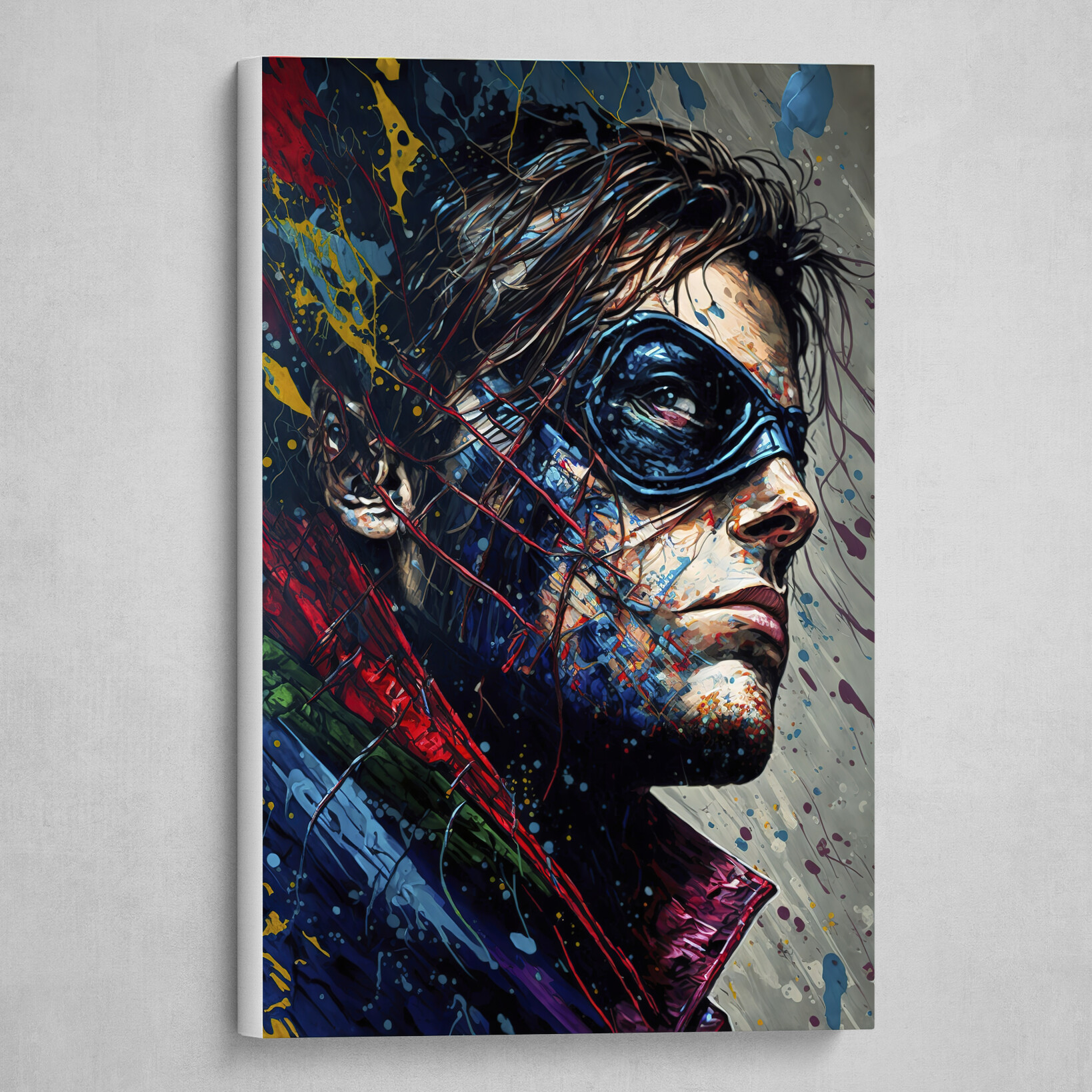 Stephen Schreck - Abstract Super Hero Portrait
