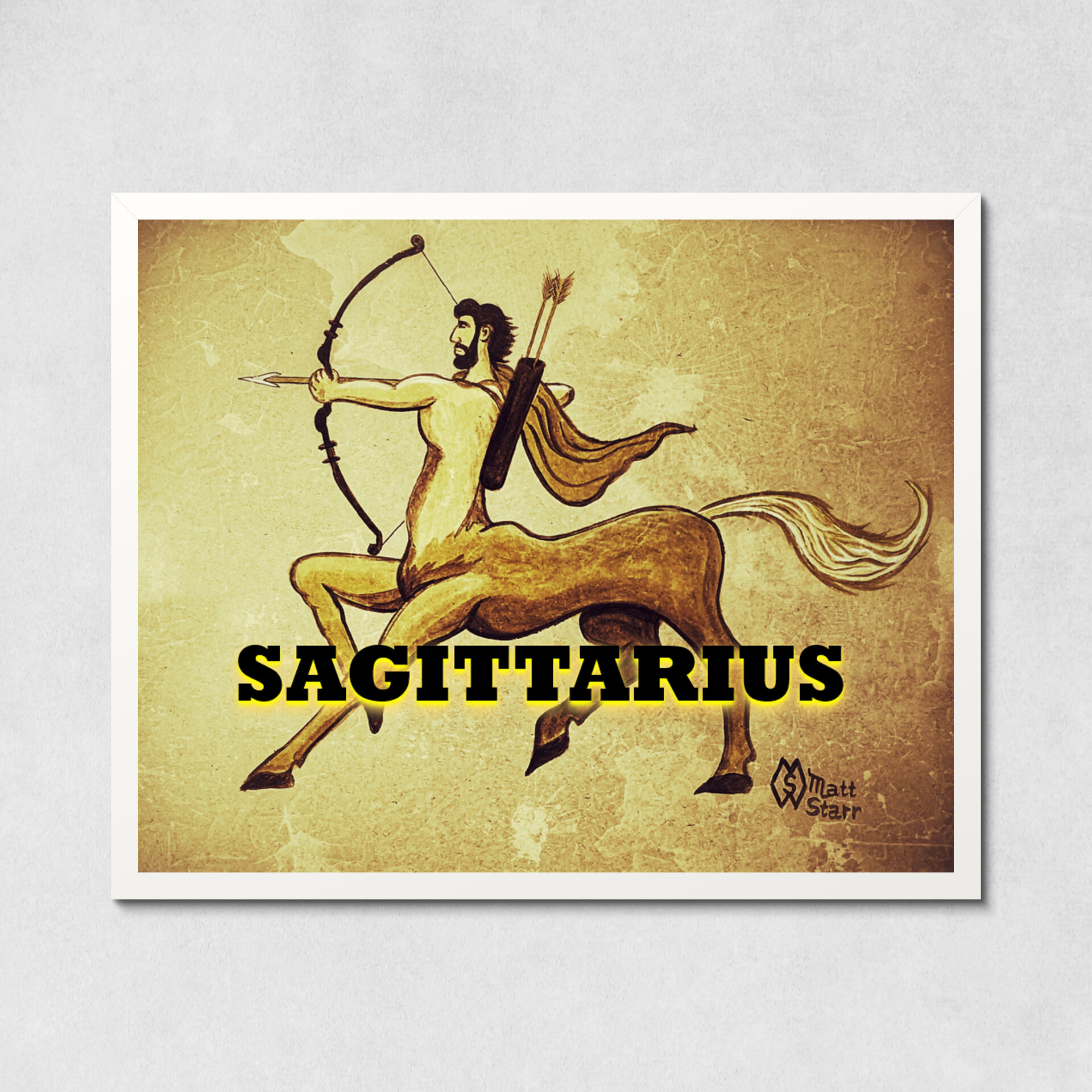 Sagittarius Zodiac Sign Drawings