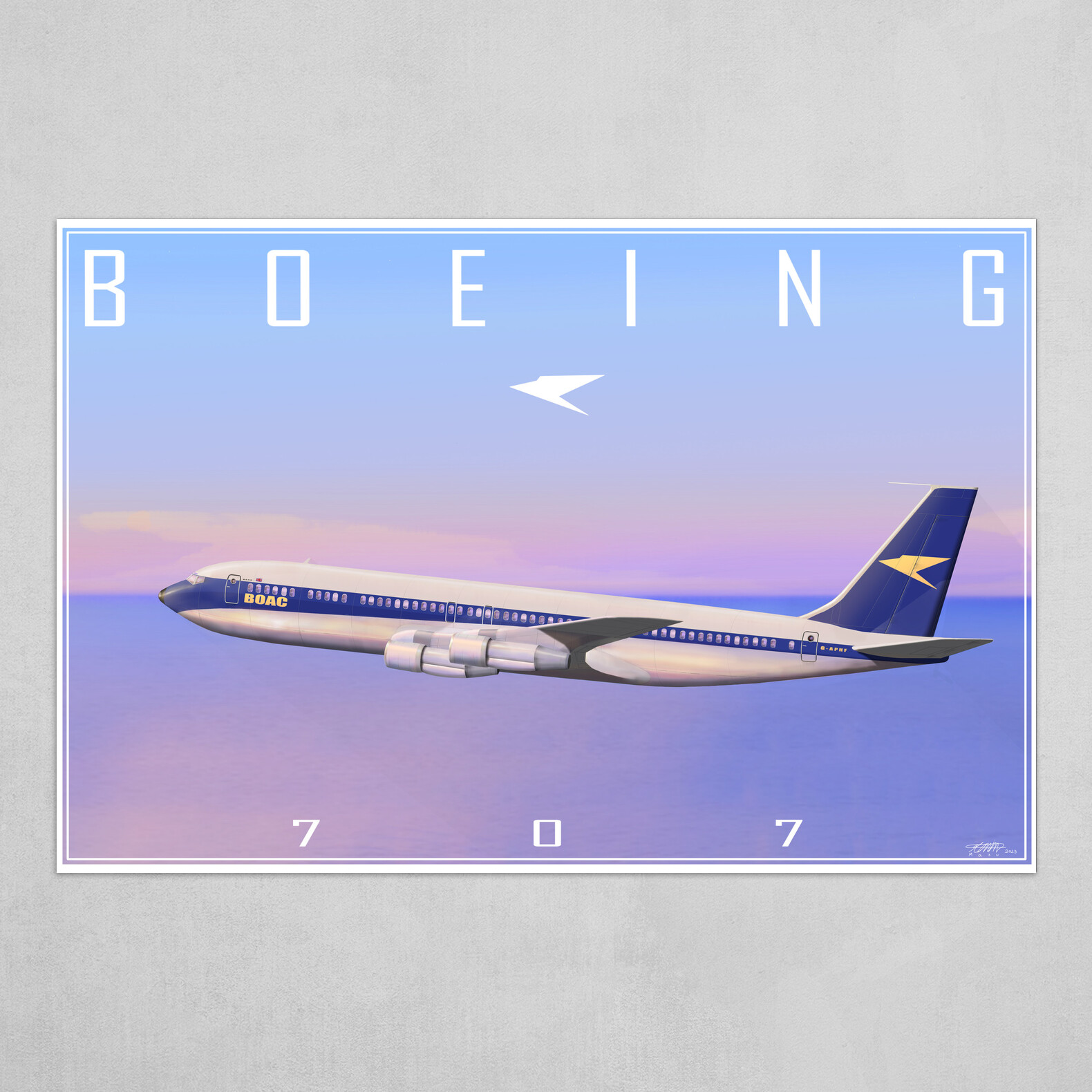 Masu - BOEING 707 ART