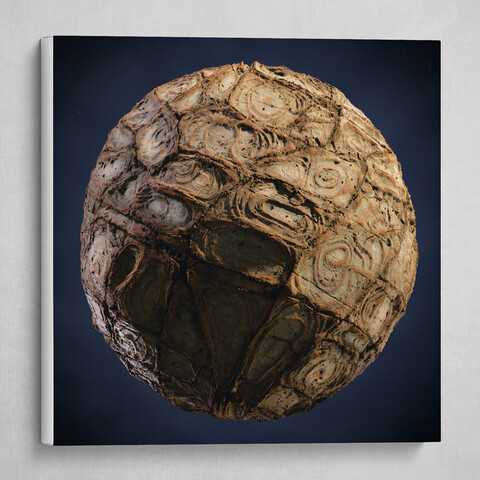 Rocky Surface Material Sphere- Substance Designer ZBrush by Angel Fernandes