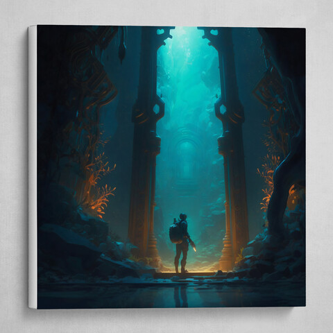 The Futuristic Explorers: A Digital Painting of a City Fueled by ...