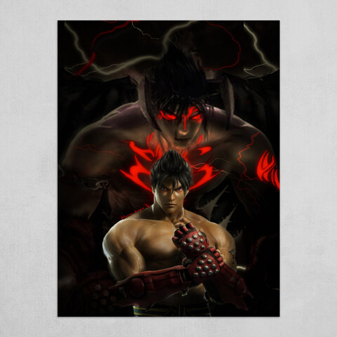 Tekken Fanart poster by khansa baloch