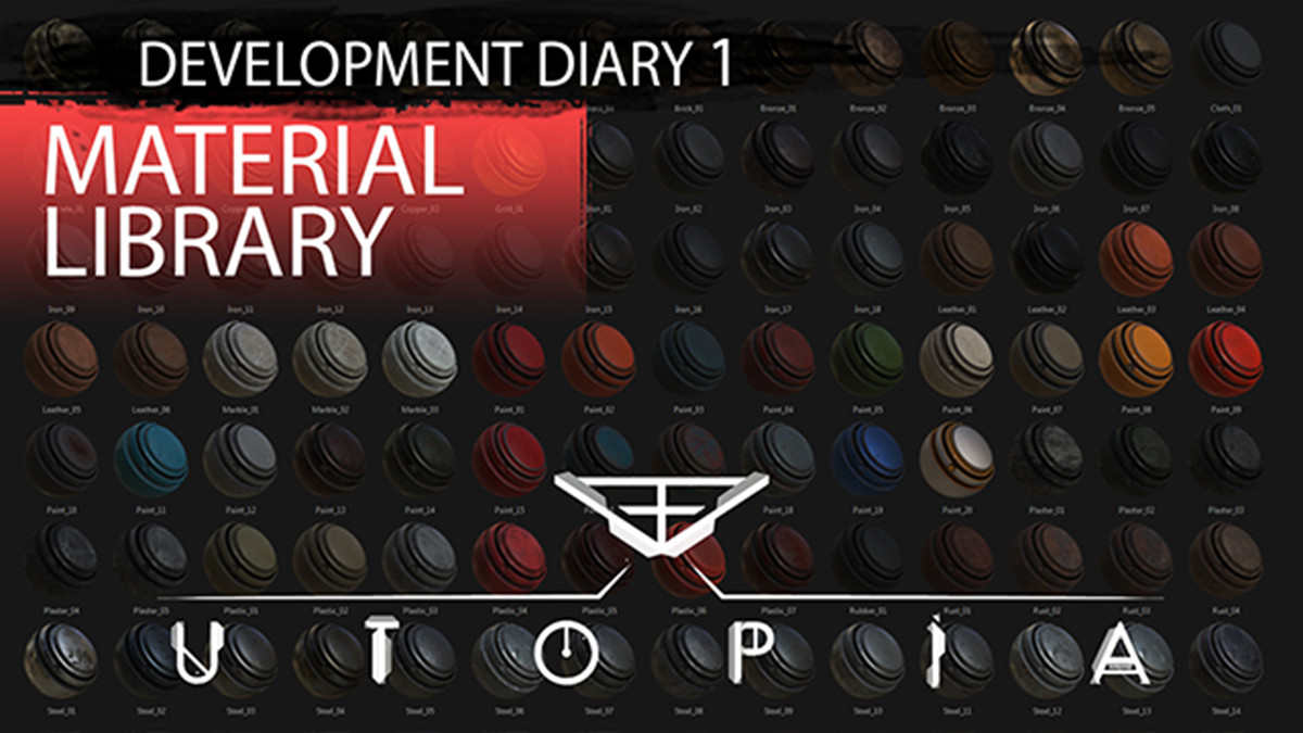 ArtStation - Utopia: Development Diary 1 - Material Library